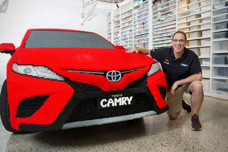Toyota Unveiled A Life-size 500,000 Bricks LEGO Camry