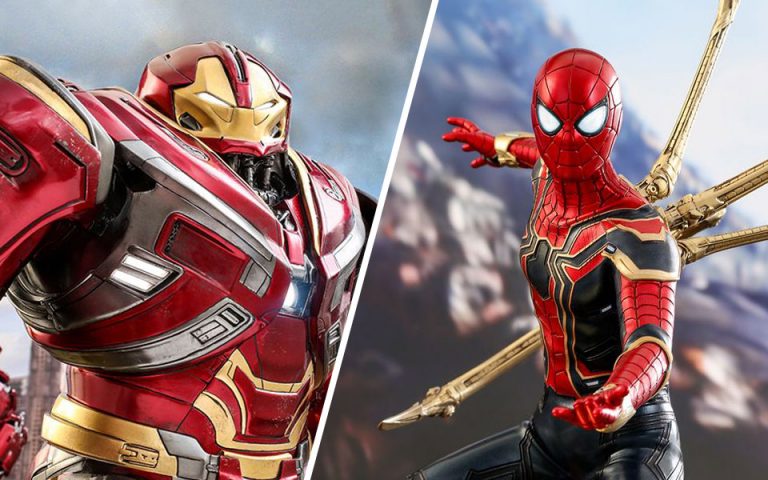 Hot Toys Infinity War Hulkbuster, Iron Spider And Plush Infinity Gauntlet