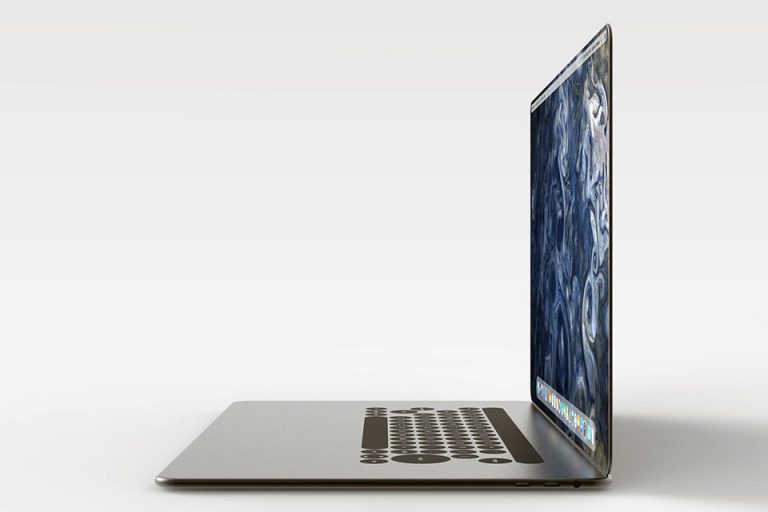 Designer Dream Up A MacBook That Is Inspired By iPhone X’s Design