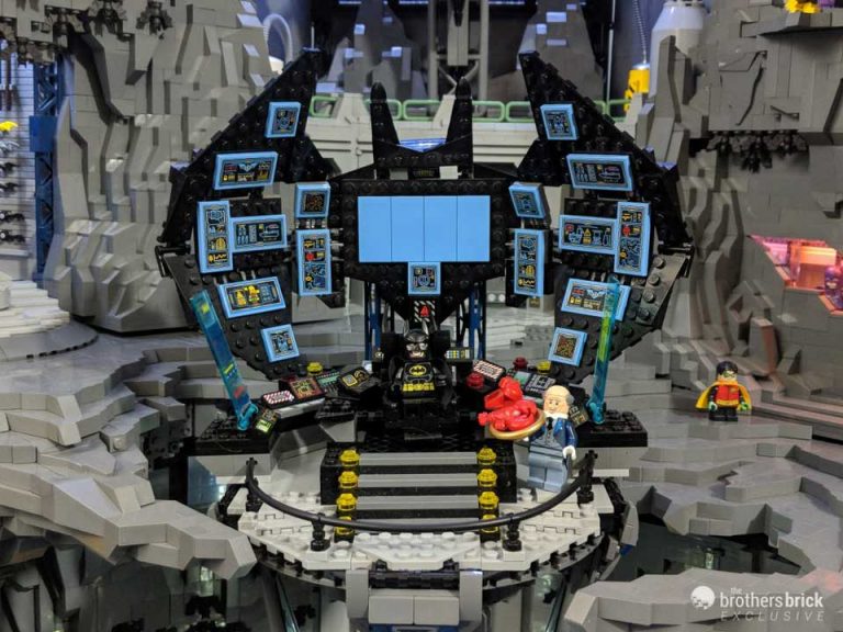 The Details In This 6’ Tall Custom LEGO Batcave Will Blow Your Mind!