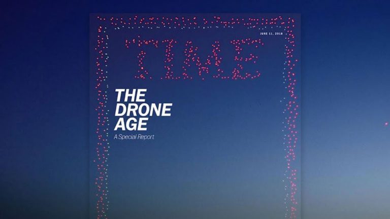 Intel Shooting Star Drones Were Used To Create This TIME Magazine Cover