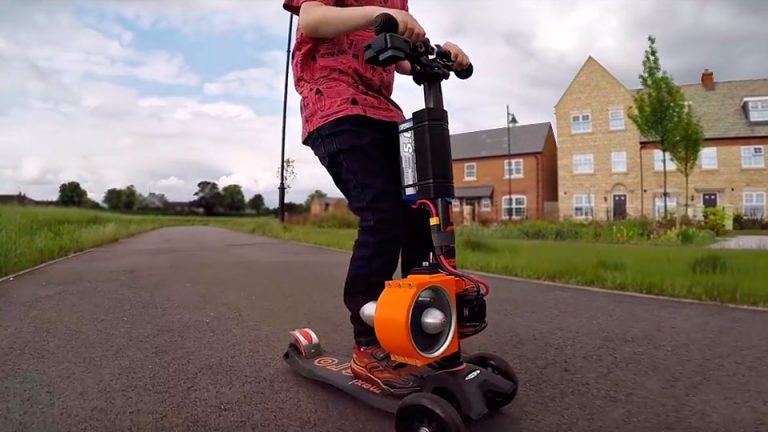 Colin Furze Turns Junior's Skatescooter Into A Jet Powered Ride