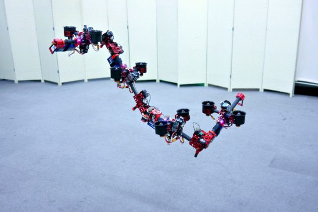 Robotic Snake Flies, Hovers And Transforms To Pass Tight Openings