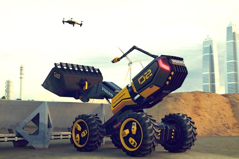 Volvo CE And LEGO Creates Concept Wheel Loader That Has A Drone