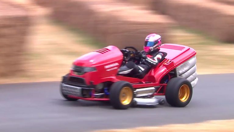 Watch The World’s Fastest Lawn Mower Does The Goodwood Hillclimb