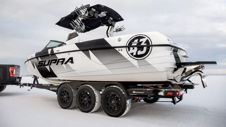 Ken Block Has A Custom Wakeboard Boat Called Supra Ford Raptor