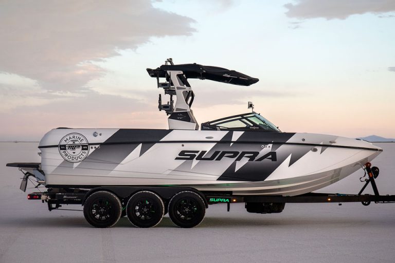 Ken Block Has A Custom Wakeboard Boat Called Supra Ford Raptor