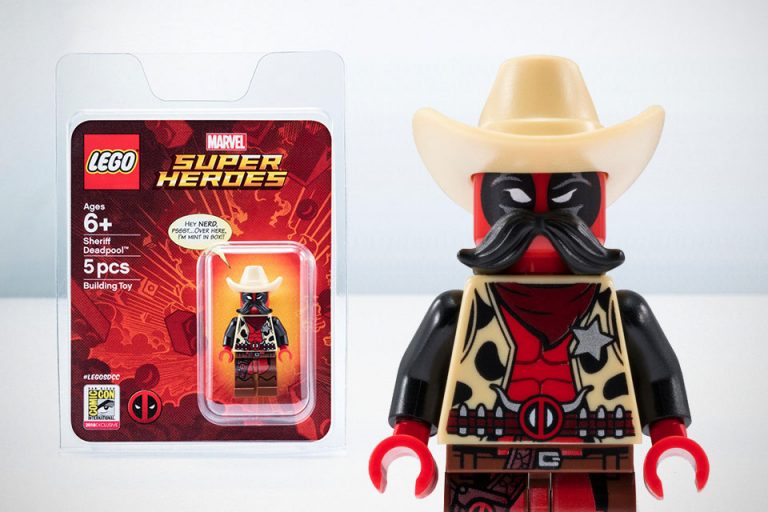 You Will Want To Go To SDCC Because, Sheriff Deadpool Minifigure