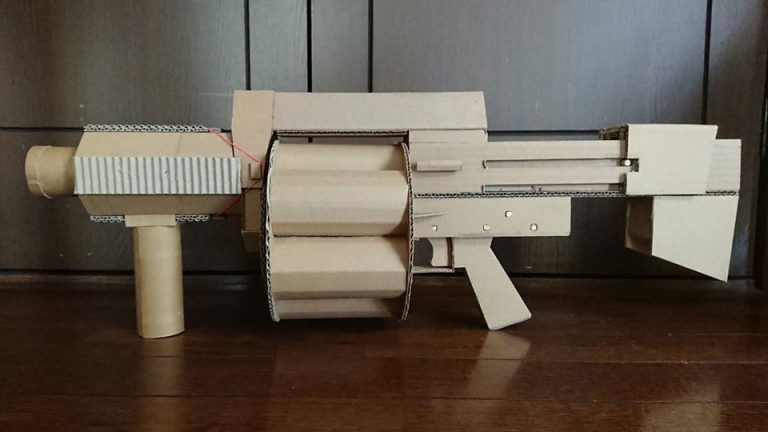 Japanese Maker Made A Working Cardboard Grenade Launcher