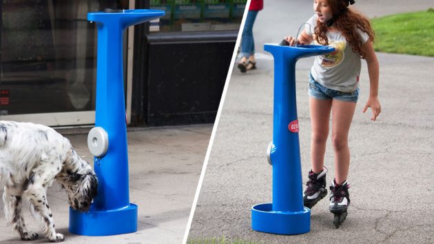 Designer Envisions People And Dogs To Drink From Fire Hydrants