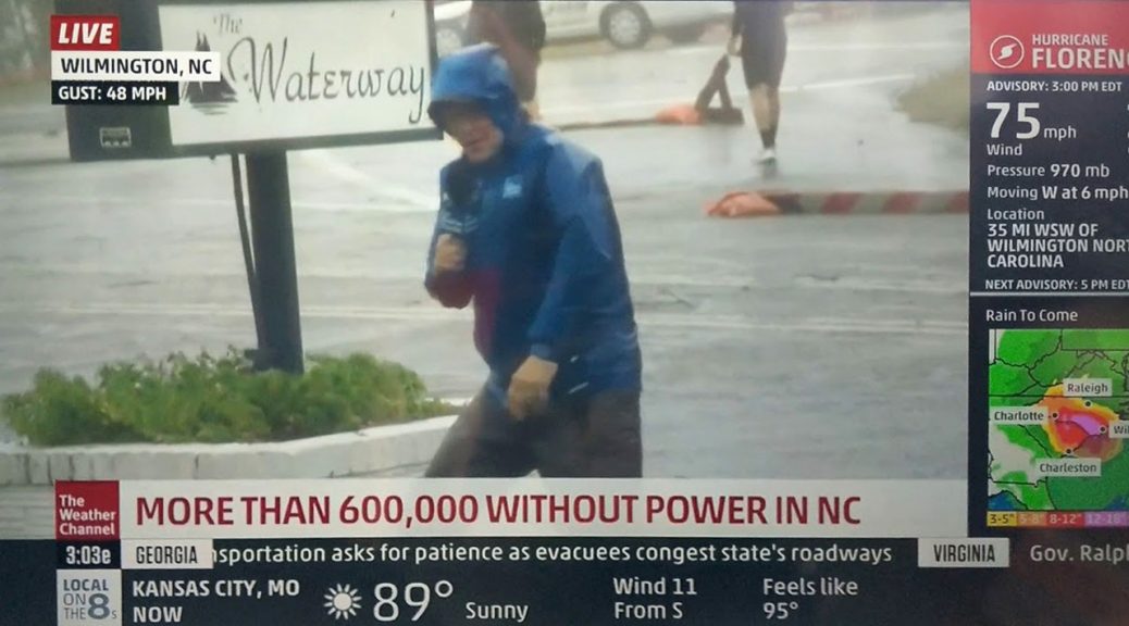 Weather Reporter Caught Pretending To Struggle With “Strong Winds” - SHOUTS