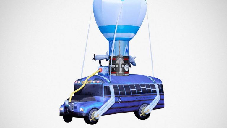 Get Into Halloween Fortnite-Style With This Inflatable Battle Bus