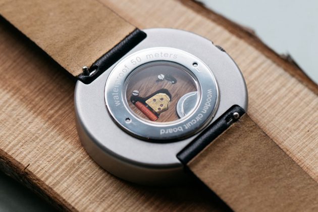 Meet The World’s First Wrist Watch To Sport A Wooden Circuit Board