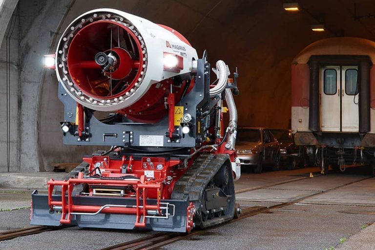 Remotely Operated Fire Fighting Robot Uses Turbine To Combat Fire