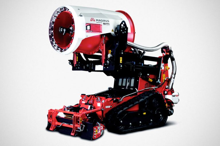 Remotely Operated Fire Fighting Robot Uses Turbine To Combat Fire