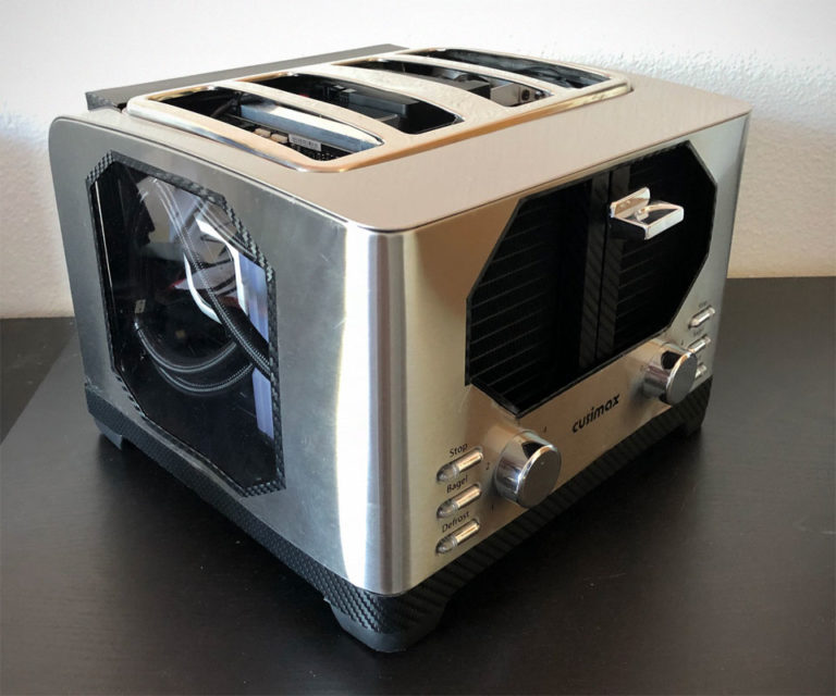 This Custom Toaster PC Is Not Toast, It Is Freaking Cool!