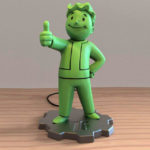 Fallout 76 Vault Boy LED Lamp Glows Green, Set The Mood For The Game