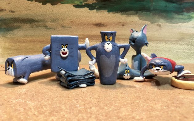 Malformed Tom From Tom and Jerry Sculptures Are Absolutely Hilarious