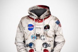 Make Yourself Feel Like A Hero With This Armstrong Space Suit Hoodie