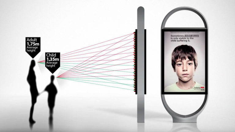 This Powerful Print Ad Has A Secret Message That Only Kids Can See