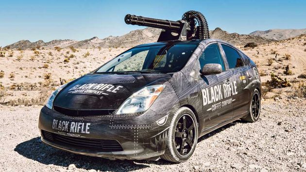 This Toyota Prius Has An M61 Vulcan Cannon Because, Why Not?