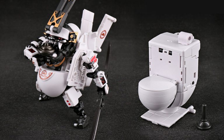 More Than Meets The Poop: A Toilet Transforms Into A Samurai Warrior