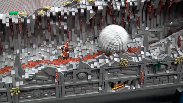 Indiana Jones Boulder Scene Recreated In LEGO Is Absolutely Bonkers!