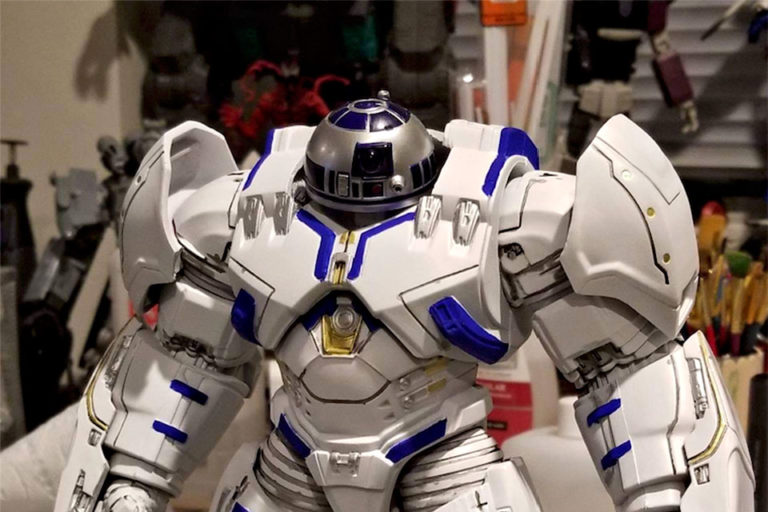Hulkbuster x R2-D2 Mash-up Action Figure Is Pure Genius!