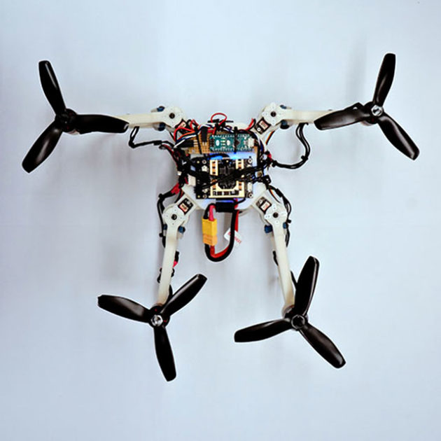 University Develop Incredible Drone That Changes Shape And Size On-The ...