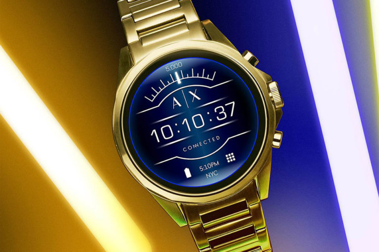 Armani Exchange’s First Touchscreen Smartwatch Is Actually Affordable