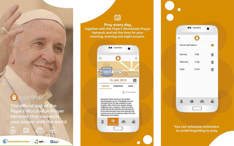 Thanks To A New App, Praying With The Pope Is Just A Click Away