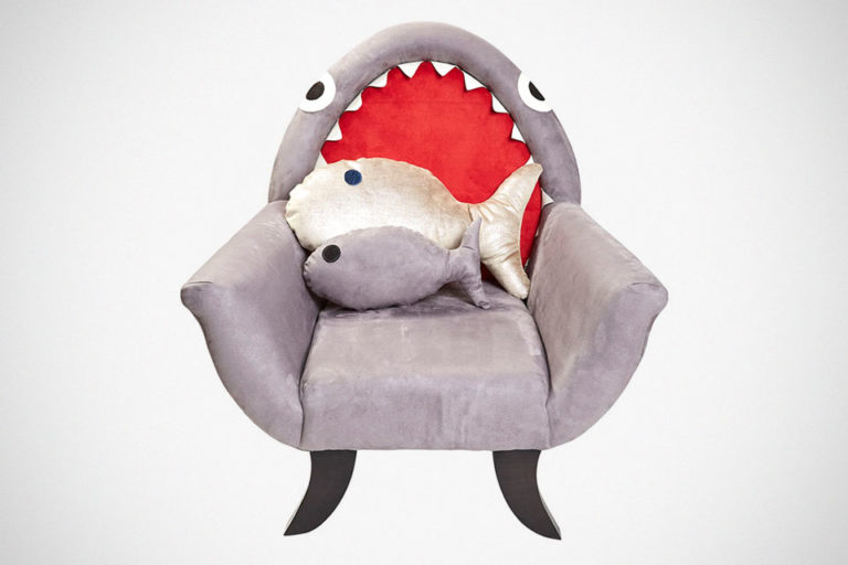 The Great Grey Shark Chair Is No Baby Shark, But Cool Nevertheless