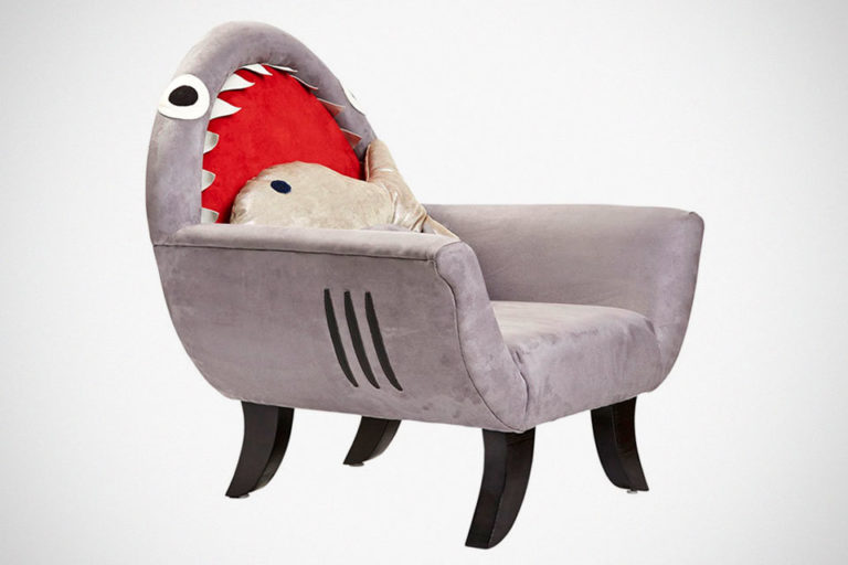 The Great Grey Shark Chair Is No Baby Shark, But Cool Nevertheless