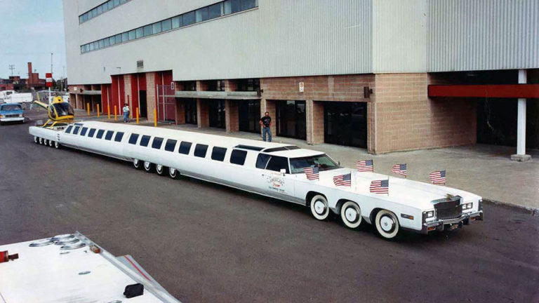 The Craziest Stretched Limo Ever Made Had A Pool And A Helipad