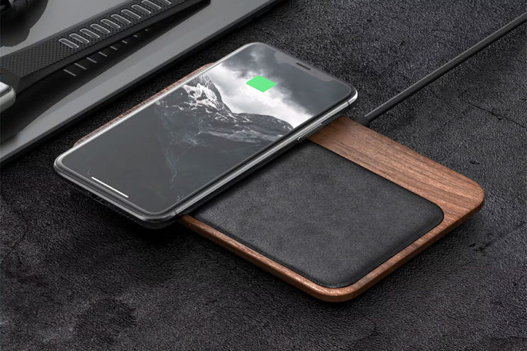 This Walnut Charging Pad Is Possibly The Classiest Charging Pad Ever
