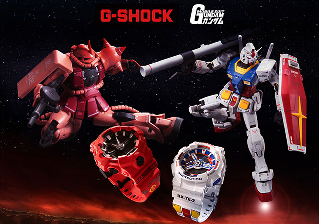 Casio Celebrates 40 Years Of Gundam With G-Shock Collection