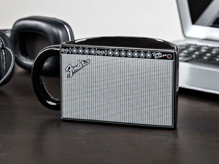 Fender Amp Mug Has A Clever Design That Makes Straight Edge Mug Usable