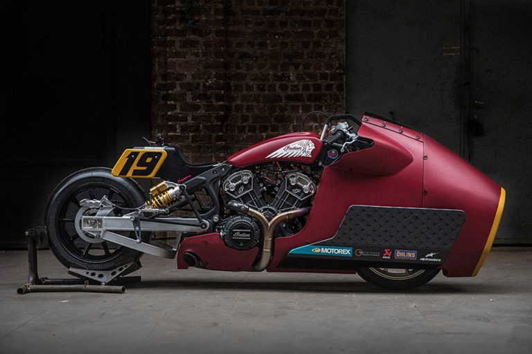 Check Out This Jaw-dropping Custom Indian Scout Bobber Drag Bike