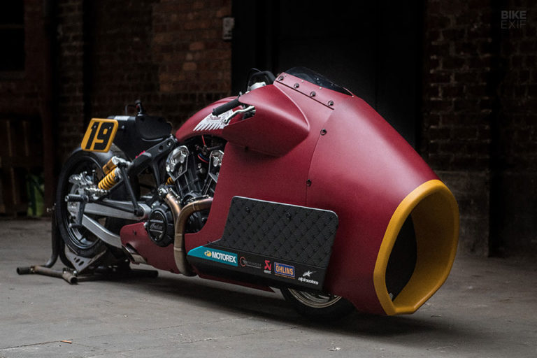 Check Out This Jaw-dropping Custom Indian Scout Bobber Drag Bike