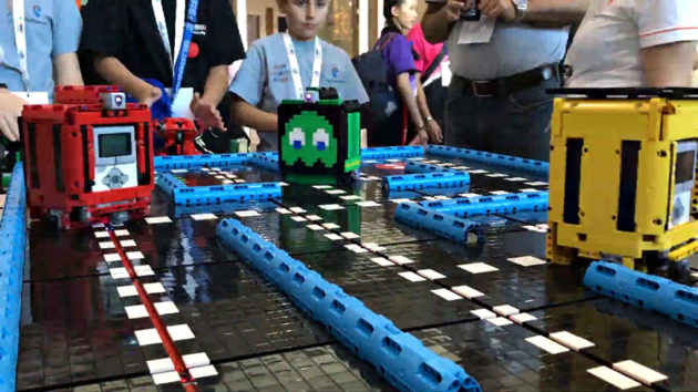 These Kids Created A Real-life, Playable Pac-Man Game Out Of LEGO