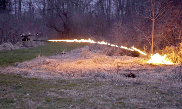 You Can Now Turn Your Drone Into A Flying Flamethrower With This $1,500 ...