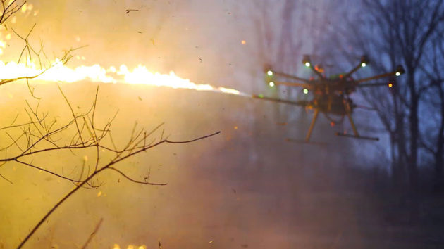 You Can Now Turn Your Drone Into A Flying Flamethrower With This $1,500 ...