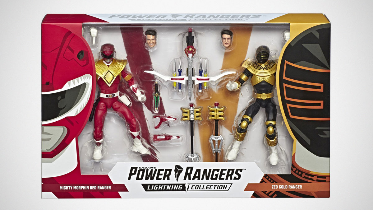 Hasbro Power Rangers Lightning Collection Mighty Morphin Red And Zeo ...