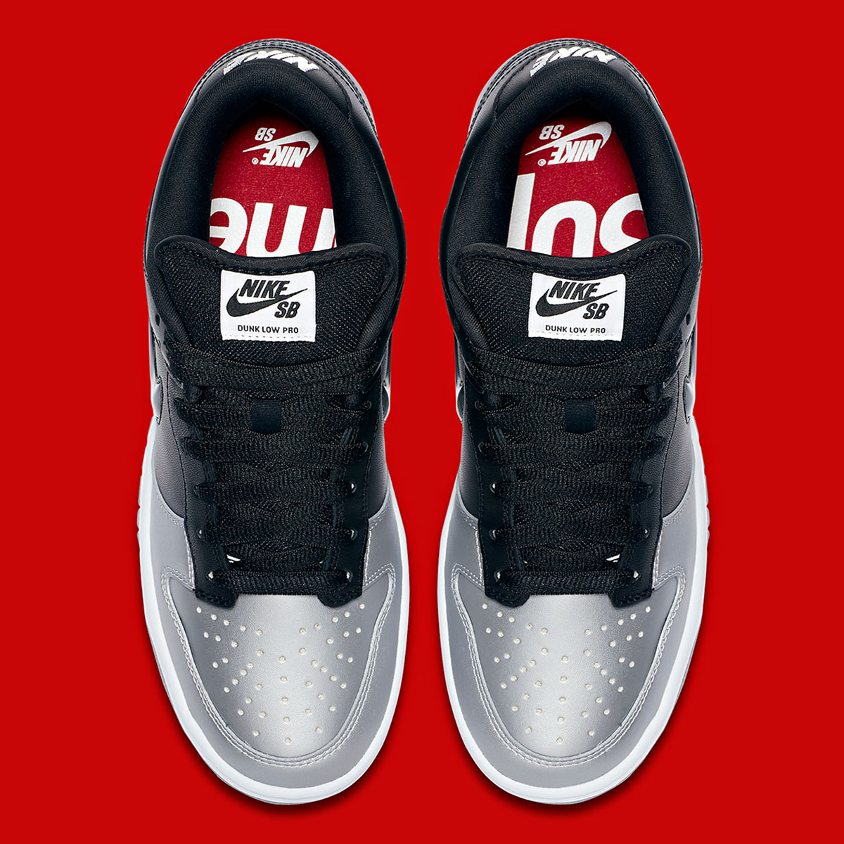 Here’s The First Look At The Supreme x Nike SB Dunk Low Sneakers In ...