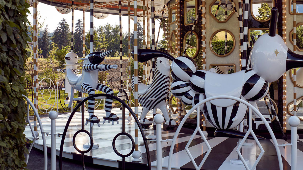 Swarovski Theme Park Has A Whimsical Carousel Decorated With 15 Million ...