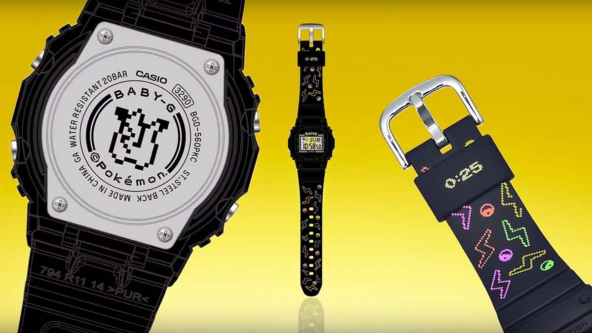 Baby-G Celebrates 25 Years With Special Pokémon Watch Inspired By Pikachu