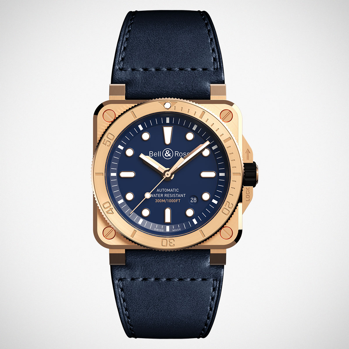 Bell & Ross BR03-92 Diver Bronze Navy Blue Pays Homage To Diving With ...
