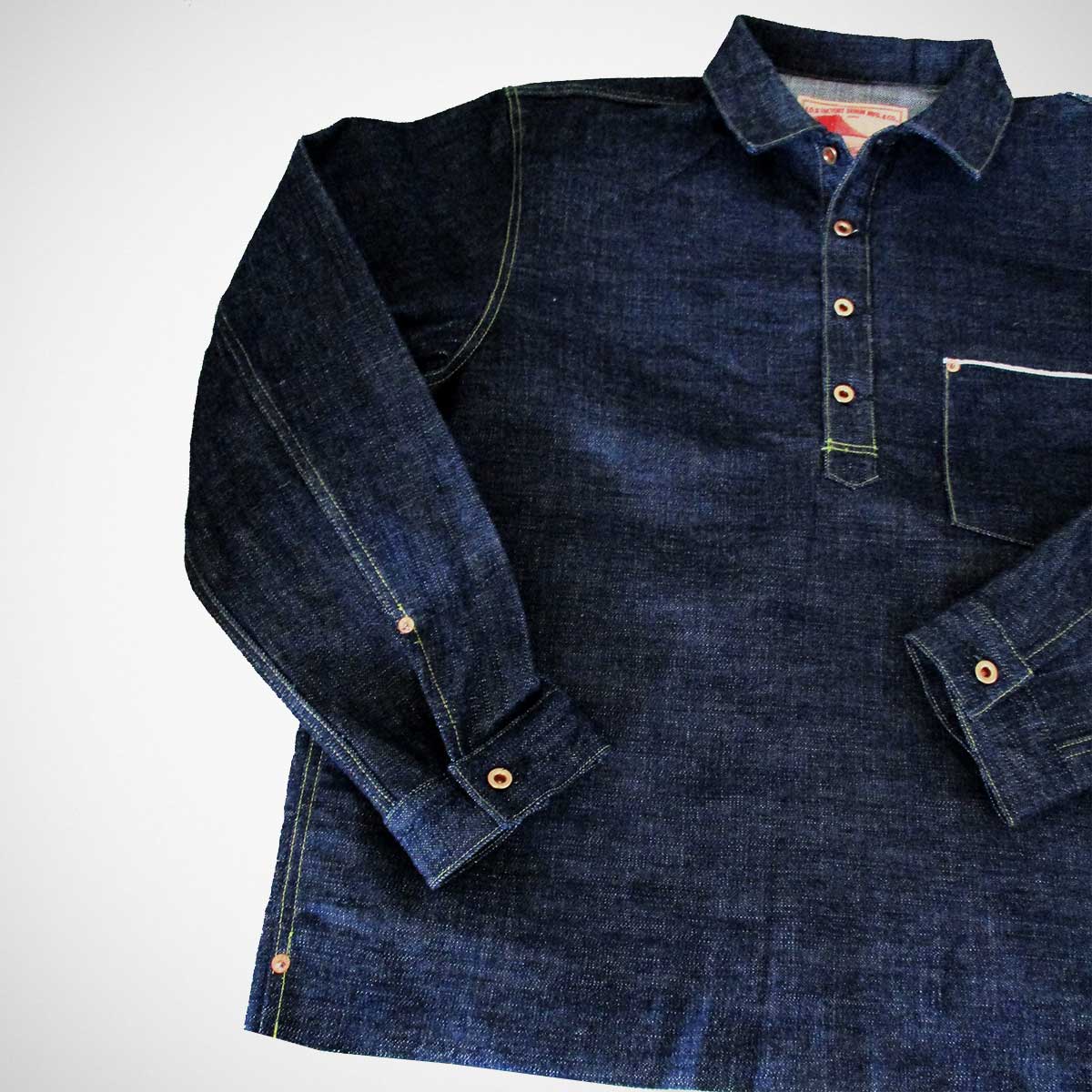Here’s A Gorgeous, Artisanal Denim Pullover Made Using Toyota Technology