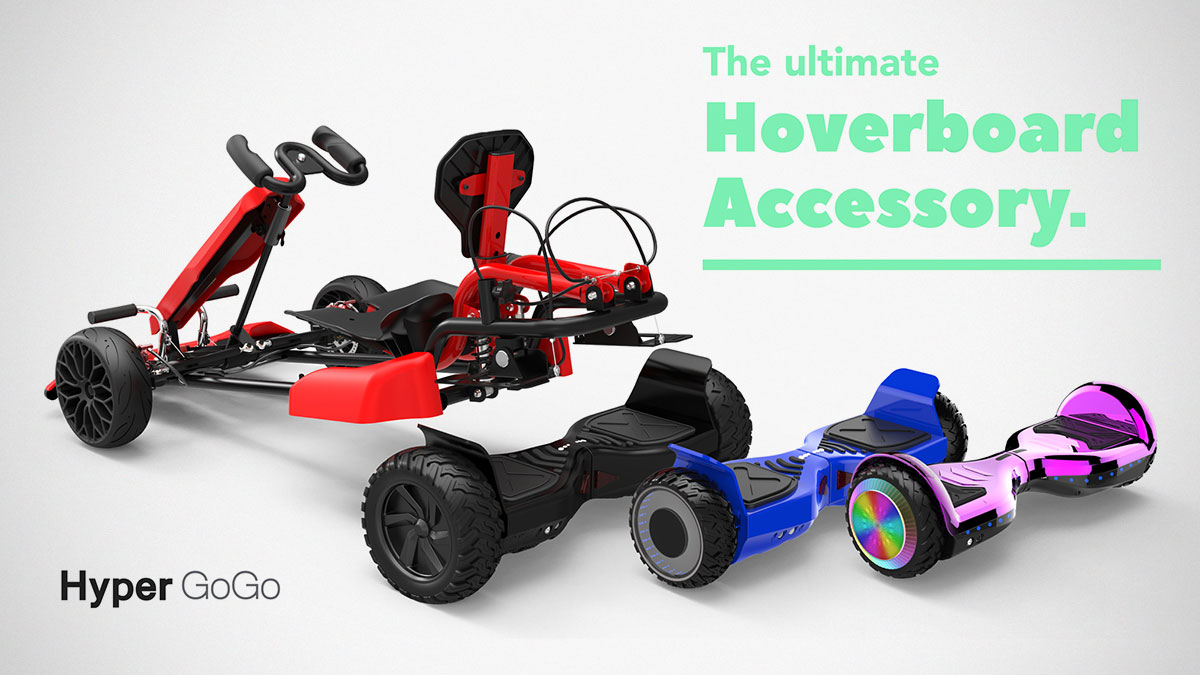 HyperGoGo GoKart Kit Turns Any Hoverboard Into A Super Cool Go-Kart