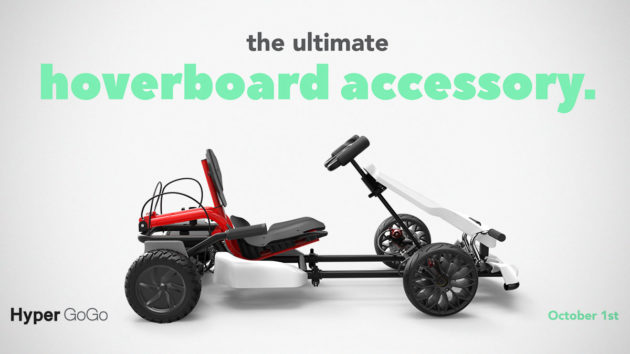 HyperGoGo GoKart Kit Turns Any Hoverboard Into A Super Cool Go-Kart